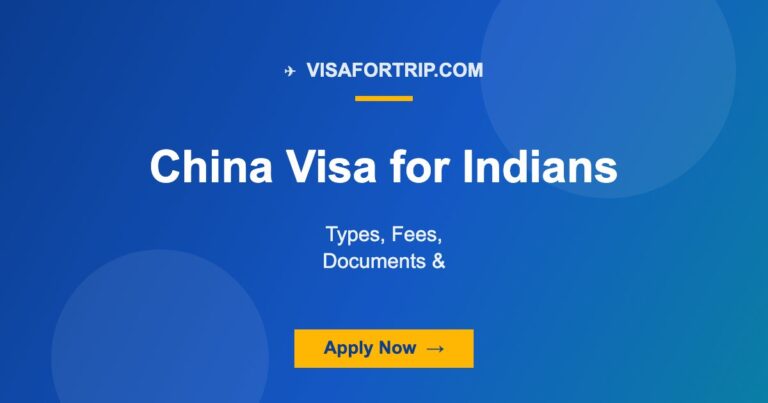 China Visa for Indians 2026: Fees From ₹4,425, Docs & Steps